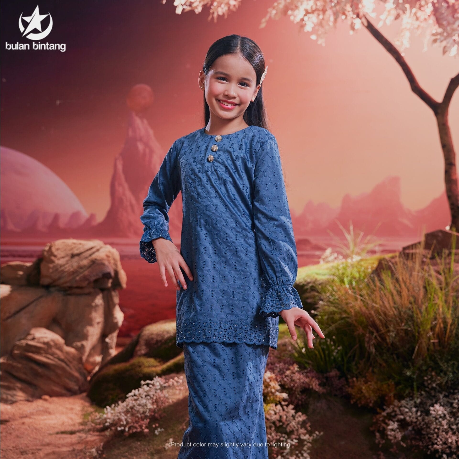 Dahlia - Ash Blue - Bulan Bintang Malaysia