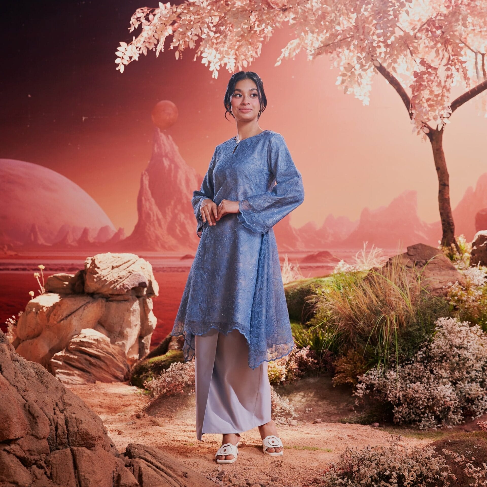 Hazel - Ash Blue - Bulan Bintang Malaysia